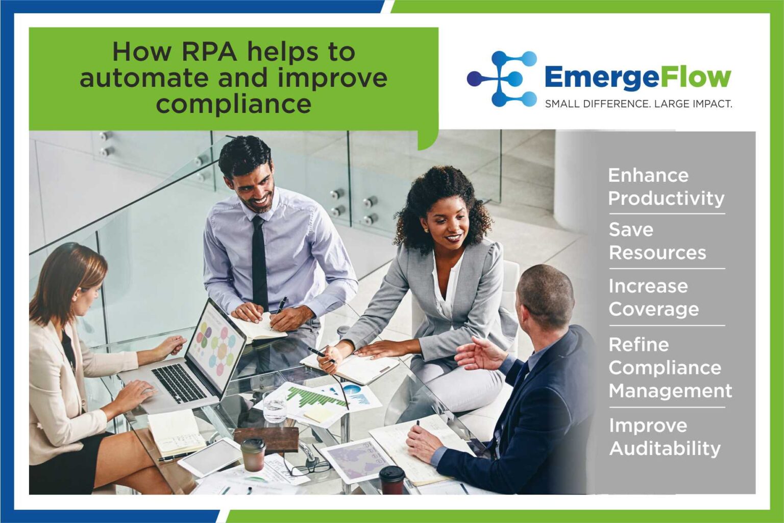 How RPA helps to automate and improve compliance - EmergeFlow Technologies